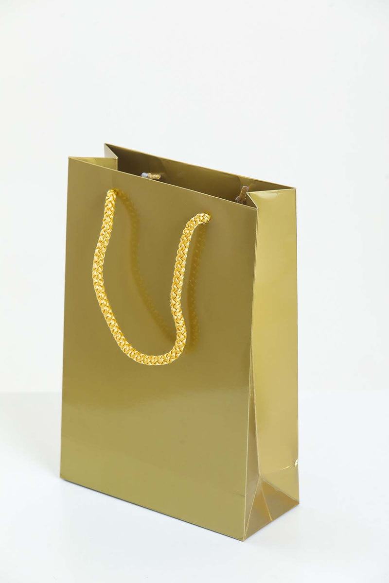 Small Gold Glossy Laminated Uk Carrier Bags – VR PACKAGING UK